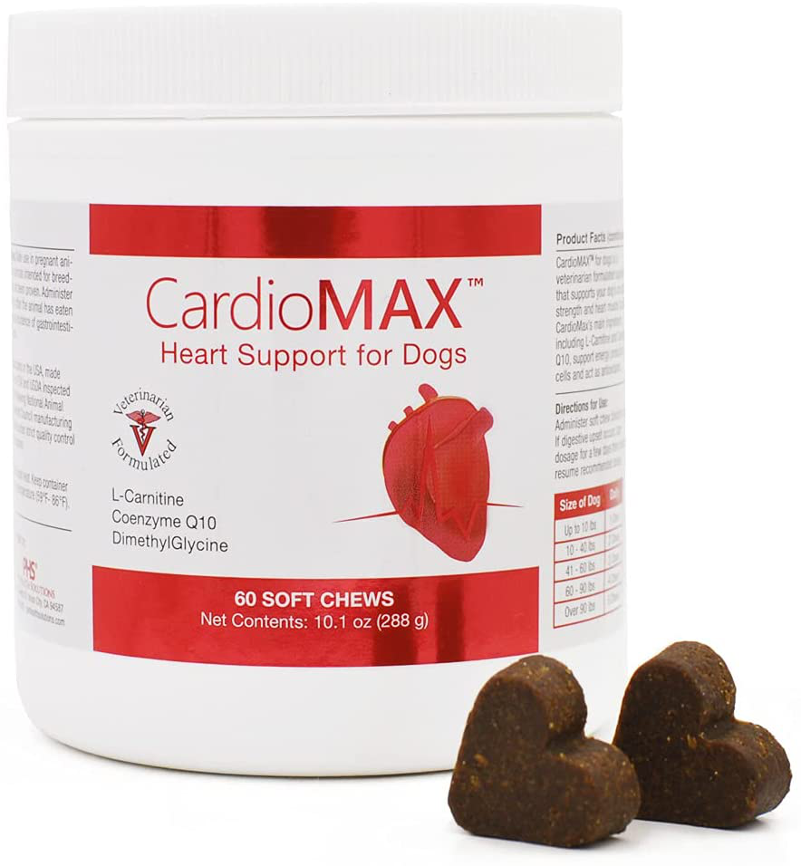 CardioMAX Heart Support Supplement for Dogs - L-Taurine, L-Carnitine ...